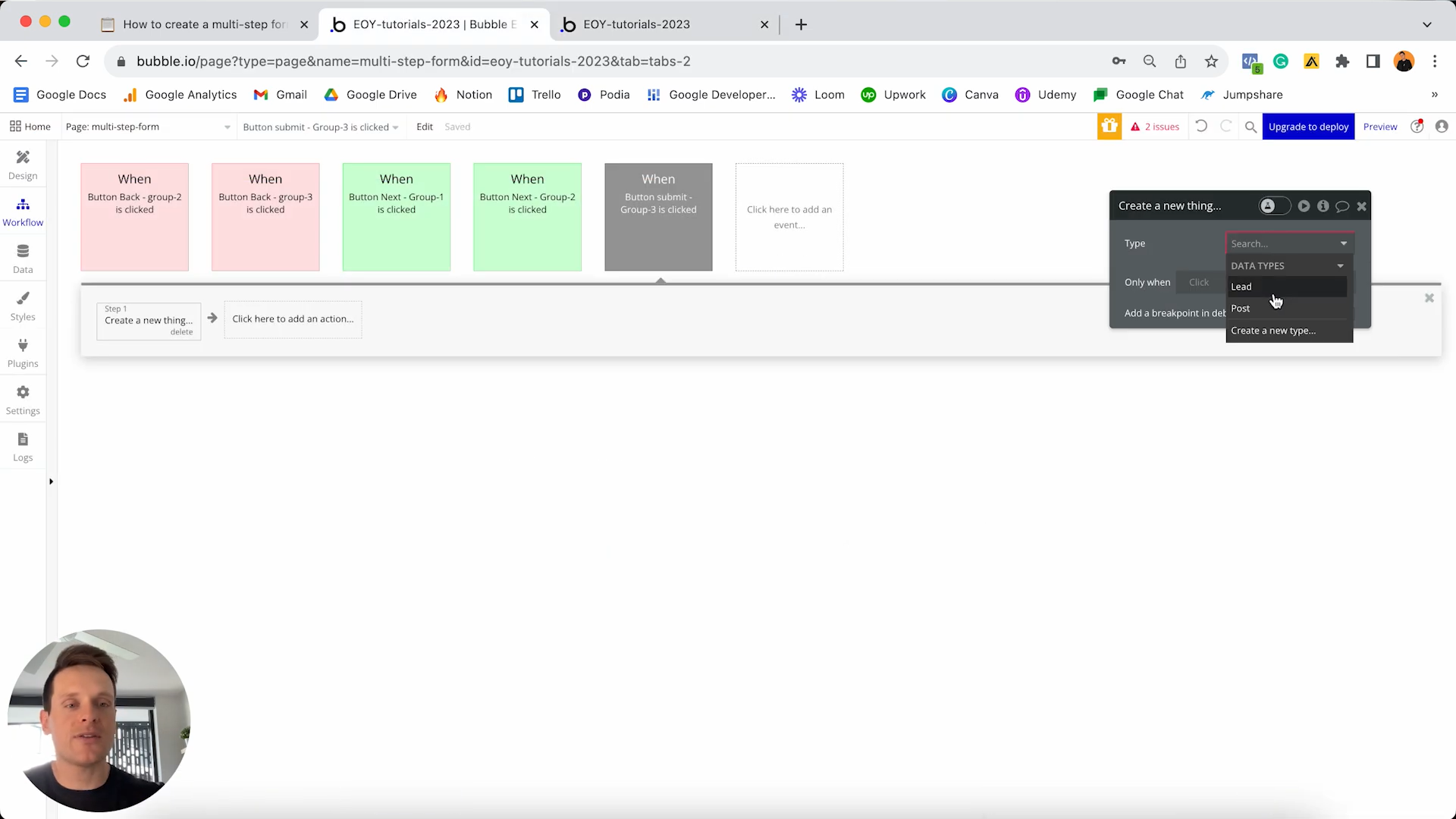 How To Create Multi-Step Forms in Bubble: The Ultimate Guide - Building ...